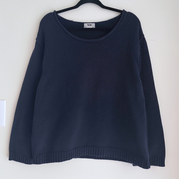Acne Studios | Sweaters | Acne Studios Oversized 0 Cotton Sapata Pop ...